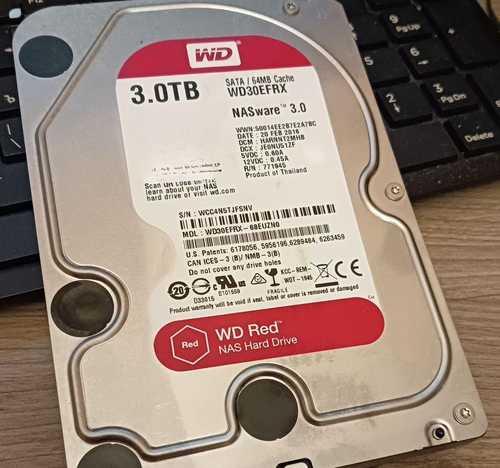 Жесткий диск Western Digital WD Red 3 WD30efrx