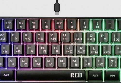 Клавиатура проводная Defender Red GK-116, Black