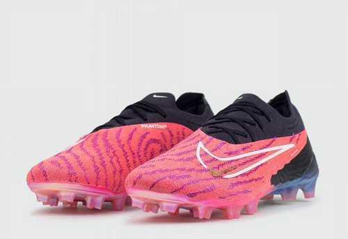 Бутсы Nike Gripknit Phantom GX Elite FG Pink Black