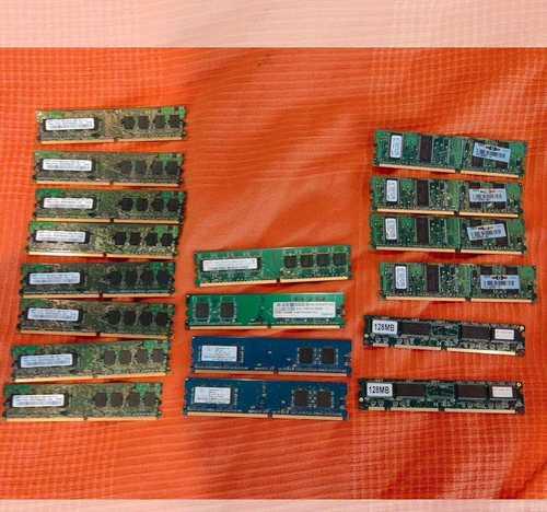 Оперативная память DDR2 128 256 512 1g