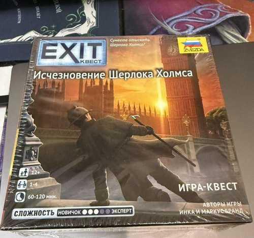 Exit Исчезновение Шерлока Холмса настольная игра