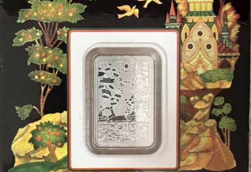 Монета серебряная Токелау Палех 2014