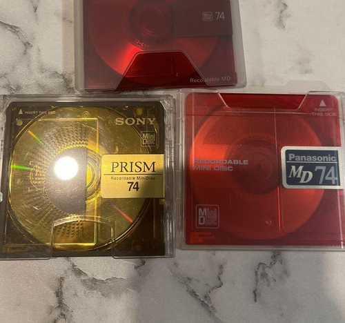 Мини диски md sony panasonic