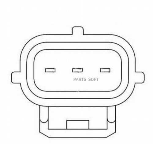 Krauf UCP0003RH разъем генератора 3t\