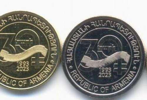 Армения набор 6 монет 30 лет драму Новая UNC анц