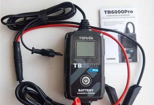 Умное зарядное устройство, тестер topdon TB6000prо