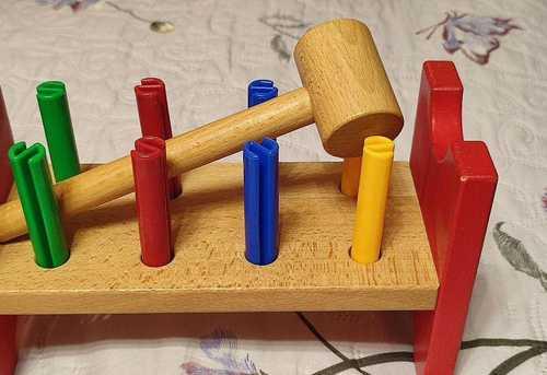 Детские развивающие игрушки деревянные