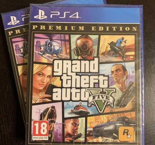 GTA 5 PS4 новый диск