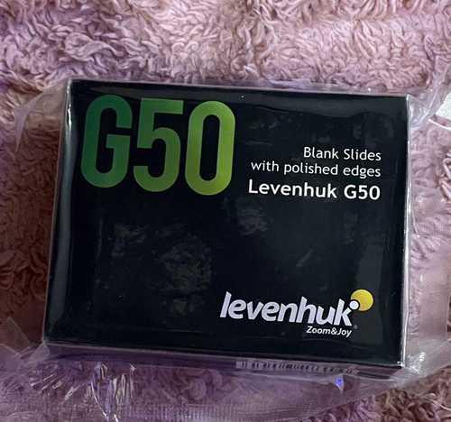 Levenhuk G50 1H – предметные стекла с лункой