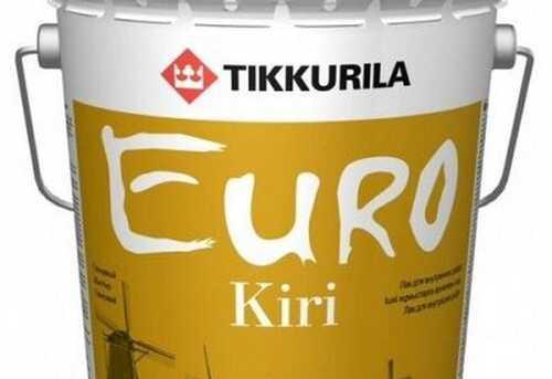 Лак глянцевый Euro Kiri паркет 2,7 л Тиккурила