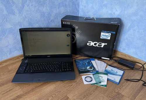 Ноутбук 18.4" Acer Aspire 8930G, 250 ГБ, Core 2 Duo T5800, RAM 3 ГБ, GeForce 9600M GT 0.5 ГБ
