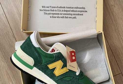 New balance 990v1 made in usa "green gold"