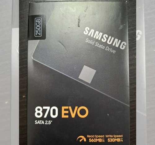 Ssd Samsung 870 Evo 250gb (новый)