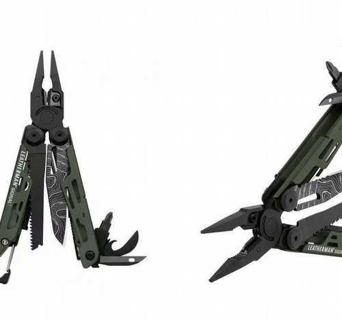 Мультитул Leatherman signal green Topo Blade