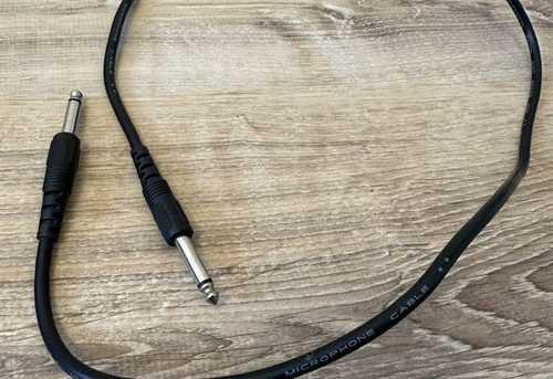 Микрофонный и инструментальный кабель (jack 6.3)