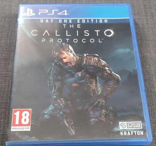 Продам диск с игрой для PS4 Callisto Protocol