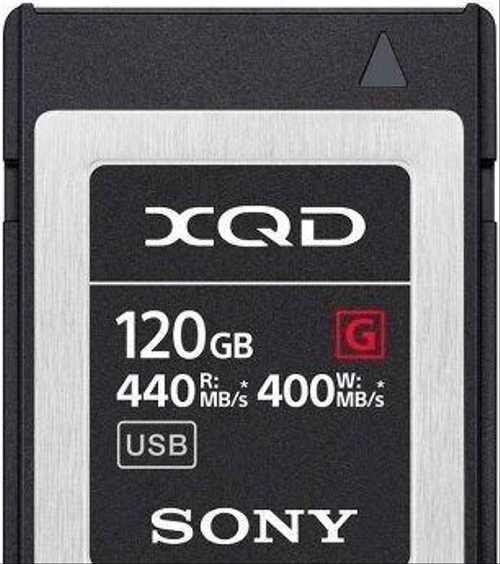 Карта памяти Sony 120Gb XQD G Series 400/440 MB/s