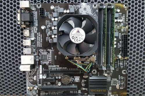 Gigabyte GA-F2A68HM-D3H + A8-7600 (4x3.1GHz) + 8Gb