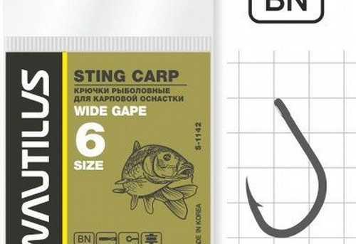 Крючок Nautilus Sting Carp Wide gape S-1142BN # 4