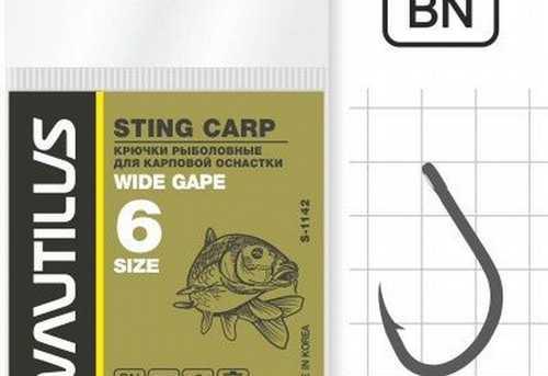 Крючок Nautilus Sting Carp Wide gape S-1142BN # 4