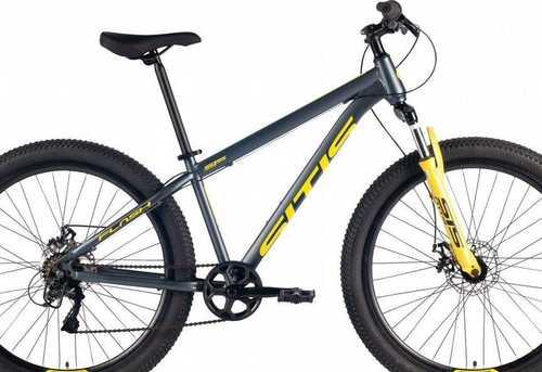 Велосипед sitis flash 27,5" 7sp (2024) Grey-Yellow