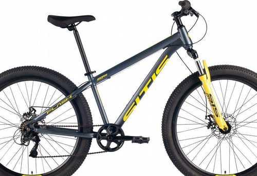 Велосипед sitis flash 27,5" 7sp (2024) Grey-Yellow