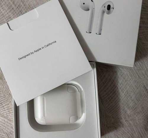 Наушники apple airpods