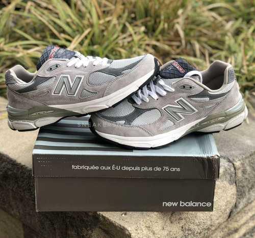 Кроссовки New Balance 990v3 miusa jjjjound Grey