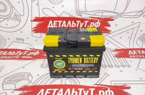 Аккумулятор Tyumen battery 60Ah 550A (Ca/Ca)