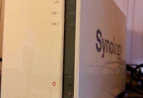 Сетевое хранилище NAS Synology DS213j + x2 HDD 1Tb