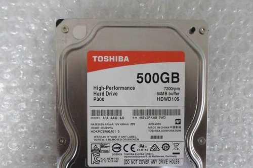 Жесткий диск 500Gb Toshiba hdwd105