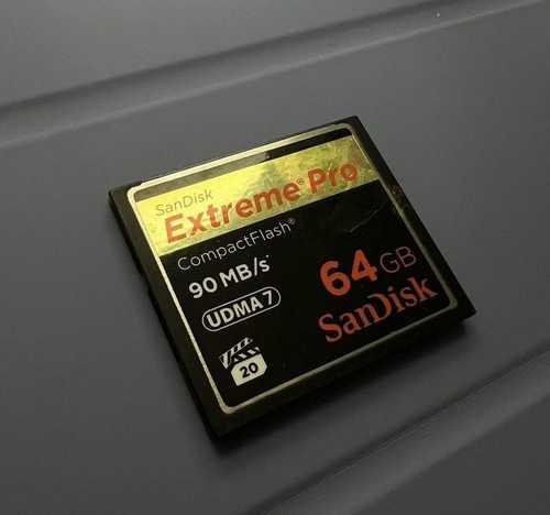 Sandisk extreme pro 64gb 90 mb/s compactflash