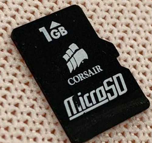 Corsair Micro SD HC 1 GB. Карта памяти. Оригинал