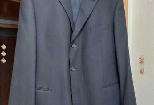 Пиджак мужской темно синего цвета 56 размер