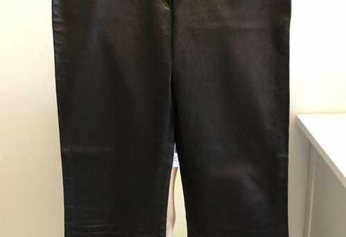 Кожаные брюки черные M-L