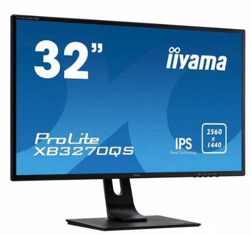 Монитор японский iiyama 32" 2560 x 1440 IPS матовы