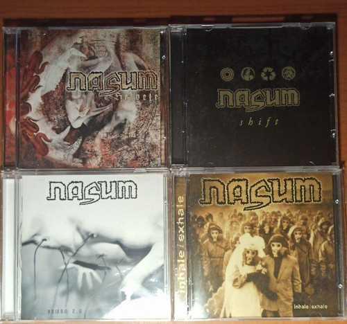 4 cd аудио диска Nasum. Лицензия