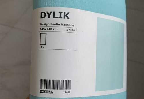 Скатерть dylik Дюлиг IKEA хлопок голубая