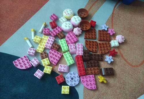 Lego duplo тортики 55 деталей пр-во Дания оригинал