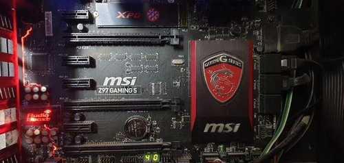 Мать Msi Z97 gaming 5 + Проц Intel i5 4690k