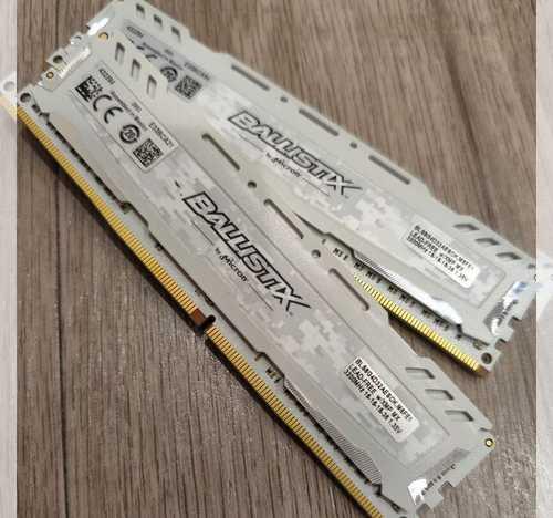 Оперативная память Ballistix ddr4 16gb 3200 мгц