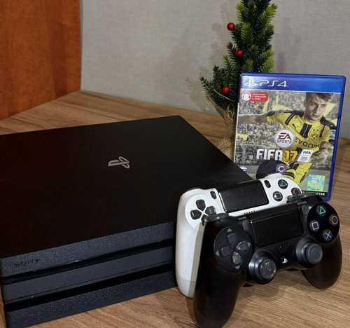 Sony playstation 4 pro 1tb (  2 геймпада)
