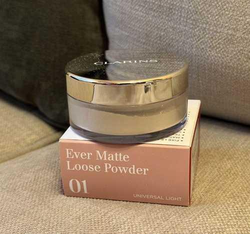 Пудра clarins ever matte loose powder