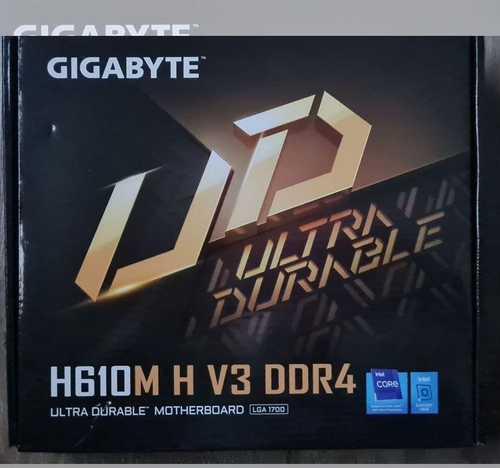 Материнская плата Gigabyte H610M H V3 DDR4 новая