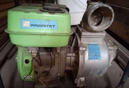 Мотопомпа бензиновая prioritet бп-7100/100