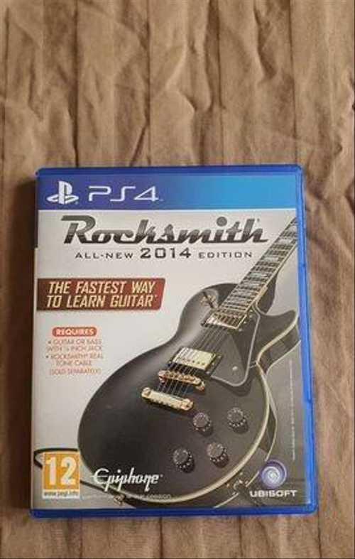 Игра ps4 Rocksmith 2014 + кабель-адаптер