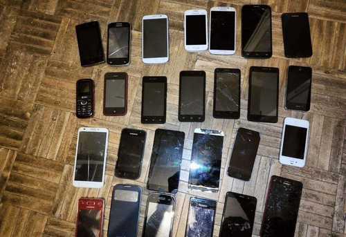 Телефоны, планшеты HTC, Samsung, iPhone, iPad: лом