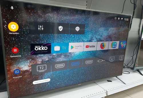 Smart телевизор Kivi 55" (140 см) 4K UHD /72