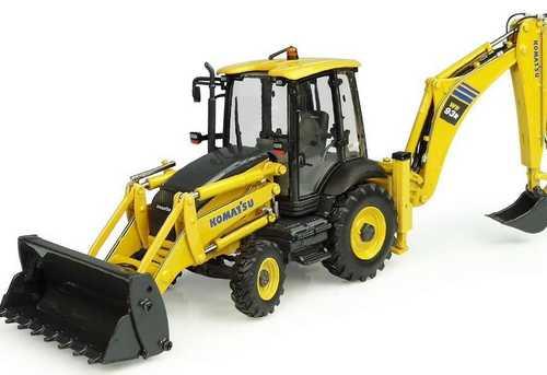 8142 Масштабная модель Komatsu WB93-R экскаватор