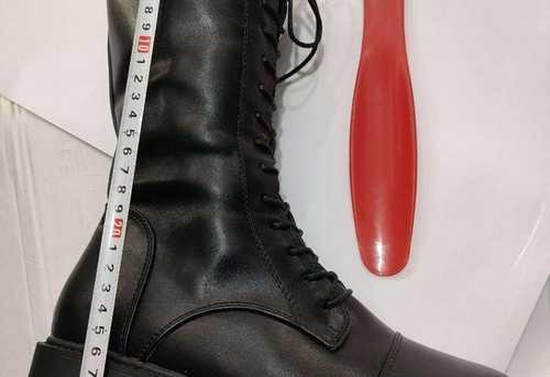 Высокие ботинки молния/ шнурок женские 37-41